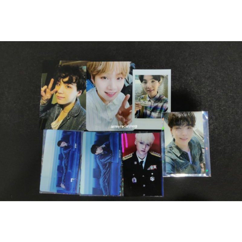 BTS YOONGI SUGA OFFICIAL PHOTOCARD PC DVD ALBUM RARE | Shopee Malaysia