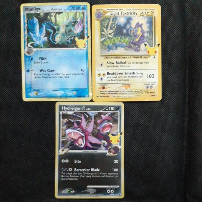 Pokemon Card TCG: 25th Celebrations Promo: Mimikyu SWSH136 & Light ...