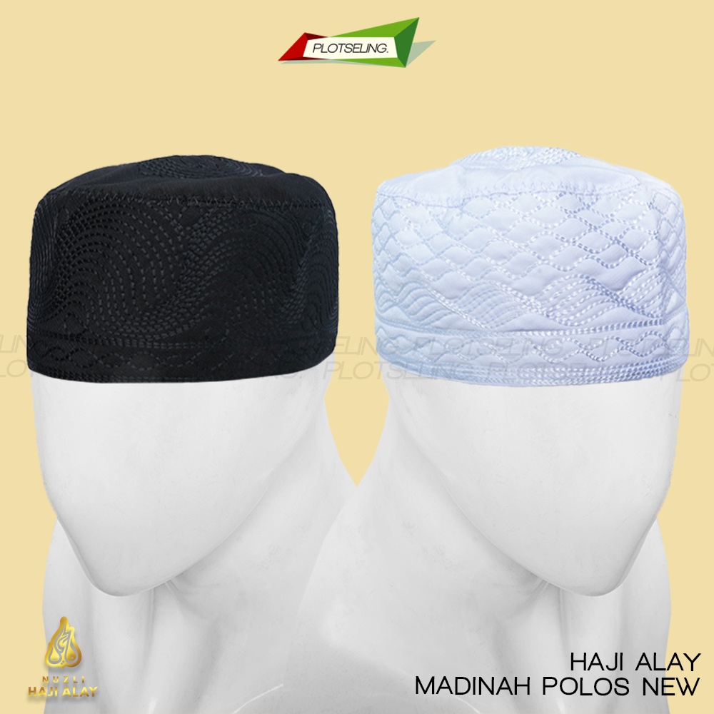 Peci Haji Khas MADINAH PLAIN Saudi Kopiah Santri Al Madina Men Adult ...