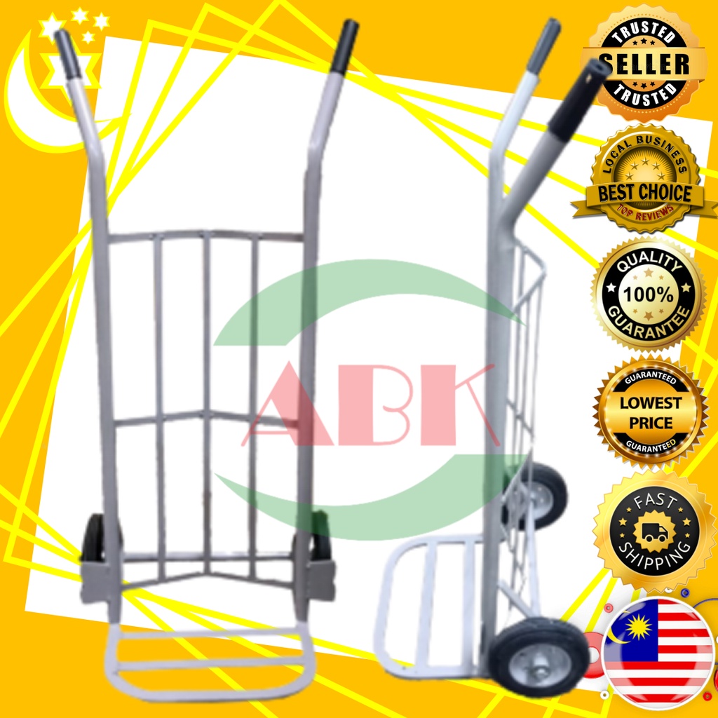 HEAVY DUTY KINTA 8 INCH TWO WHEEL HAND PUSH TROLLEY KERETA TOLAK DUA ...