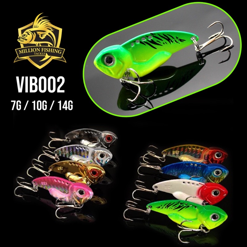 【VIB002】VIB lures 7g/10g/14g Spoon/Casting/Trolling/Fishing/Umpan Tiruan/Hard bait 抛投拟饵 | Shopee ...