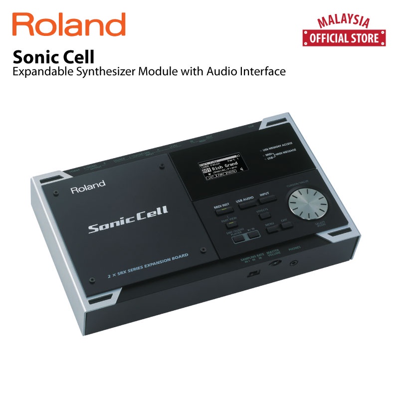 Roland SonicCell Expandable Synthesizer Module with Audio Interface ...