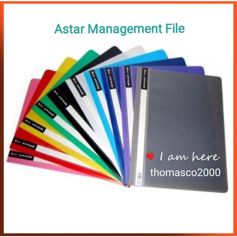Management File A4 / Report File A4 Colour , Plastic File Folder (Price ...