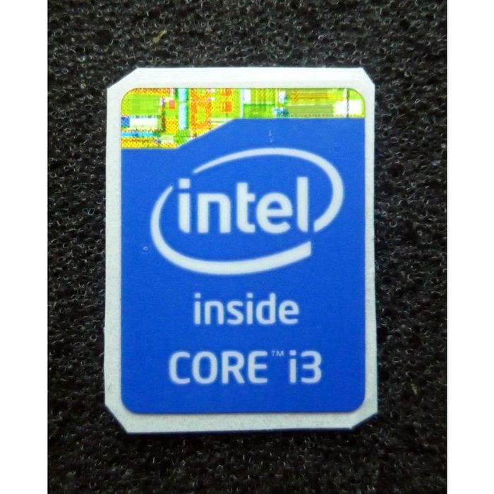Intel core i3 Haswell Sticker | Shopee Malaysia