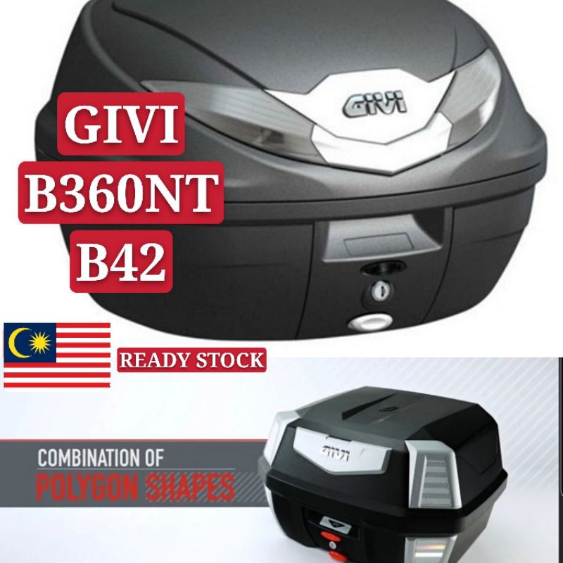 GIVI box B360NT / B42 L (WITH PLATE) (NEW ARRIVE)READY STOCK 🔥100%Original 🔥 | Shopee Malaysia