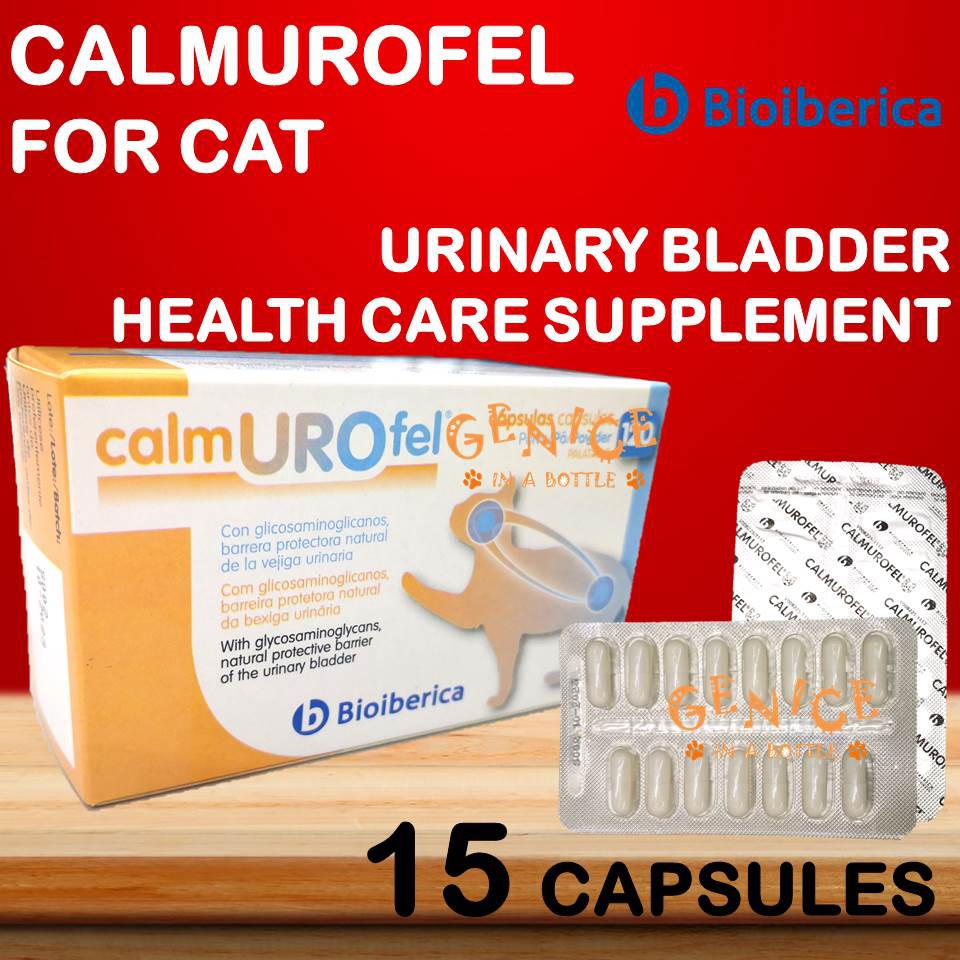 Bioiberica Calmurofel For Cat 15 Capsules (1 Strip) - Urinary Bladder ...