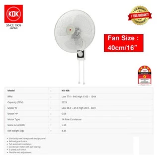 kdk wall fan - Prices and Promotions - Mar 2025 | Shopee Malaysia