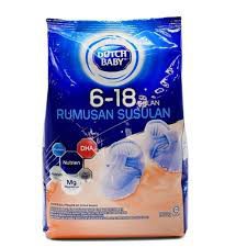 Dutch Baby 6-18 Bulan Rumusan Susulan 550g/850g Susu Serbuk Bayi Berkhasiat 1Formula Milk Baby ...