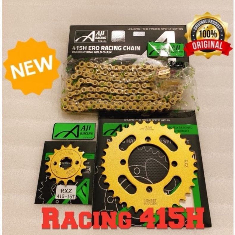RS150 CBR150 RXS 415H O-RING AJI Racing Chain/HeavyDuty Chain+Aji ...