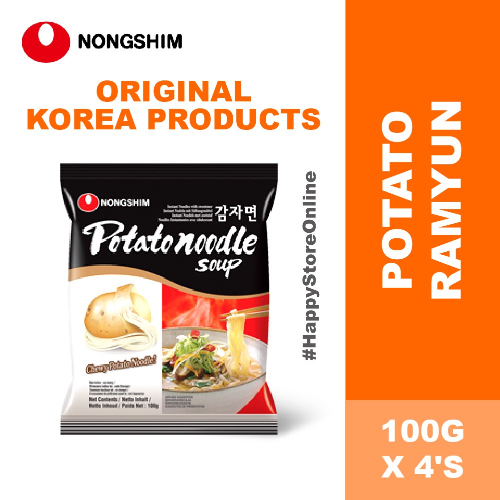 NongShim Potato Ramyun (100g x 4's) | Shopee Malaysia