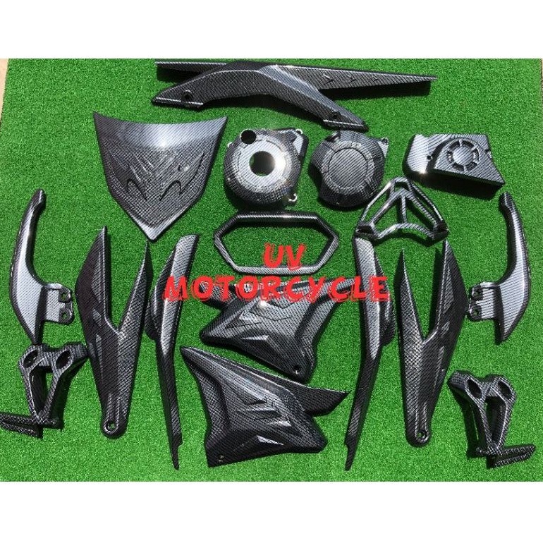RSX150 SETPACKAGES CARBON 11 in 1 ENGINE COVER RSX ENGINE SIDE COVER ...