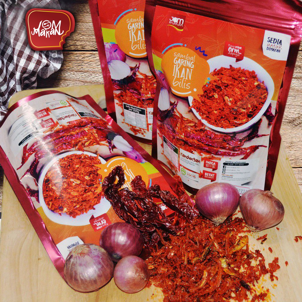Sambal garing ikan bilis + instant food /ready to eat food -150gram | Shopee Malaysia