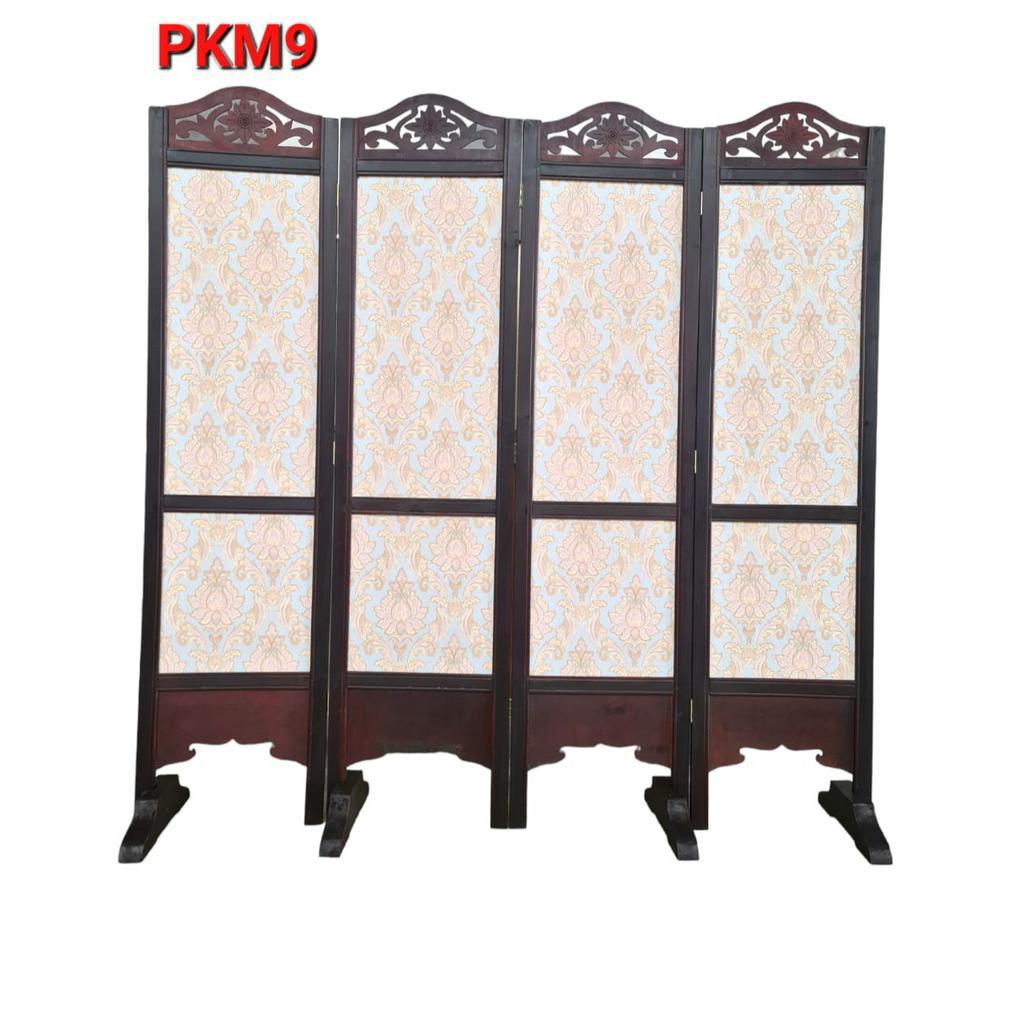 PEMBAHAGI RUANG KAYU / PARTITION KAYU ORIGNAL / WOODEN SCREEN DIVIDER ...