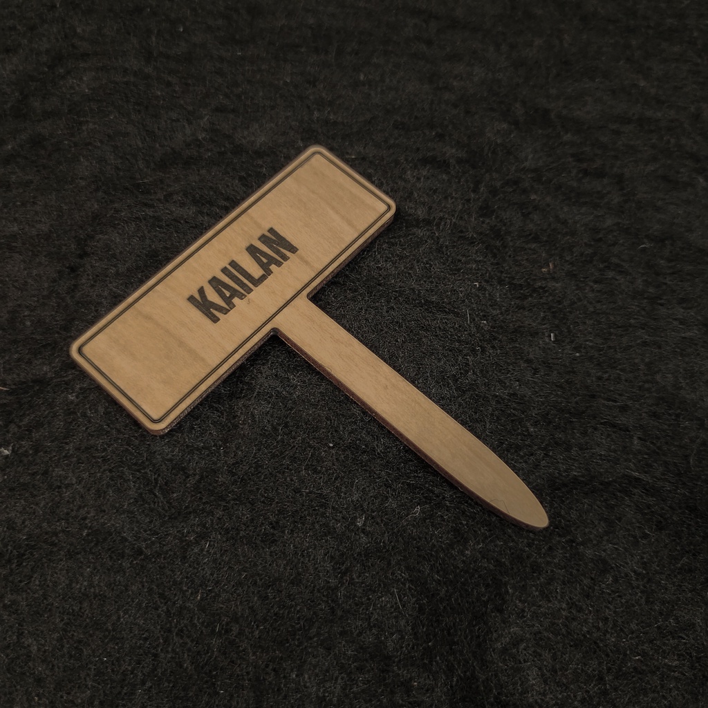 Label Pokok Kayu /Plant Tag/Plant Label/Penanda Pokok/Plant Tag / Plant ...