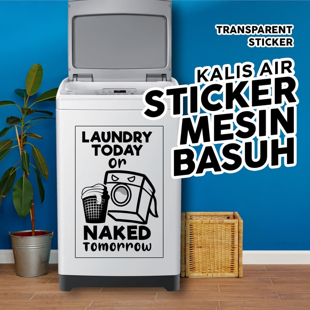 STICKER MESIN BASUH (KALIS AIR) | Shopee Malaysia
