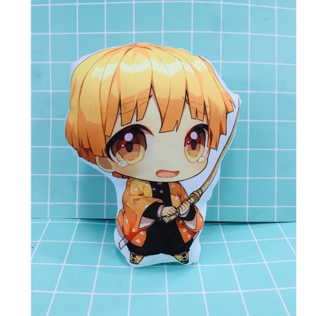 Agatsuma zenitsu teddy bear kimetsu no yaiba bear | Shopee Malaysia