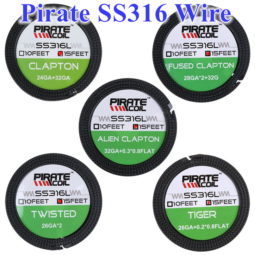 [Ship Today] Pirate SS316L Stainless Steel Wire 15feet Tiger/Alien ...