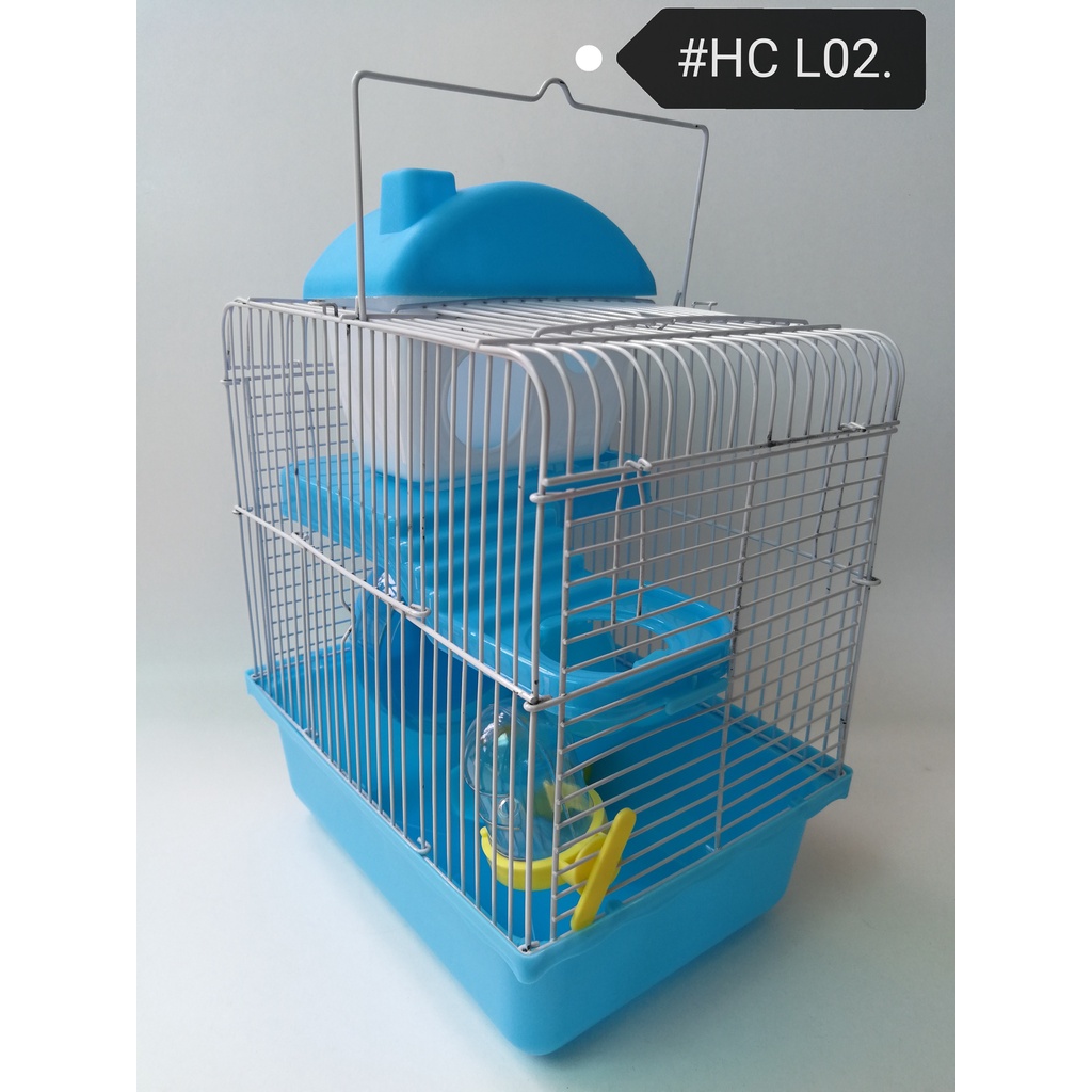 HCL02 Hamster Cage House Set 25cm x 22.5cm x 16cm (Random Colors ...