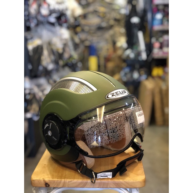 Zeus Helmet GJ-218 (Army Green) | Shopee Malaysia