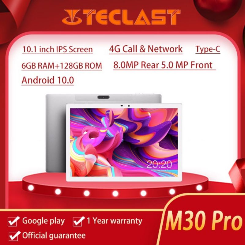 Teclast M30 Pro 10.1 inch LTE 6GB RAM/128GB ROM (New & Sealed) | Shopee ...