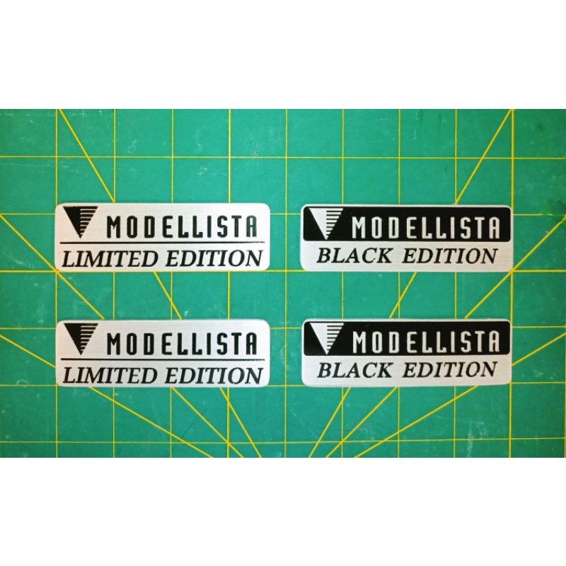 TOYOTA MODELLISTA EMBLEM LIMITED EDITION / BLACK EDITION | Shopee Malaysia