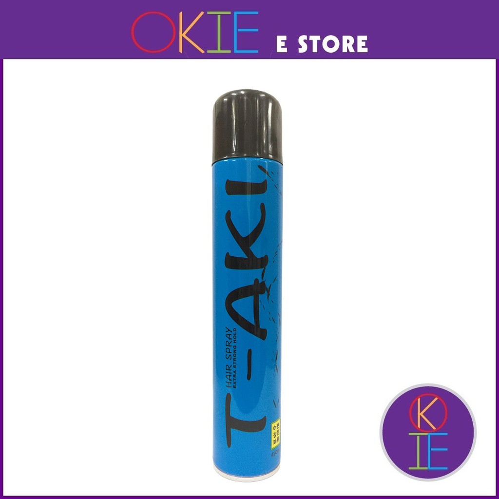 T-AKI Extra Strong Hold Hair Spray - 420ml (Only For West Malaysia) | Shopee Malaysia