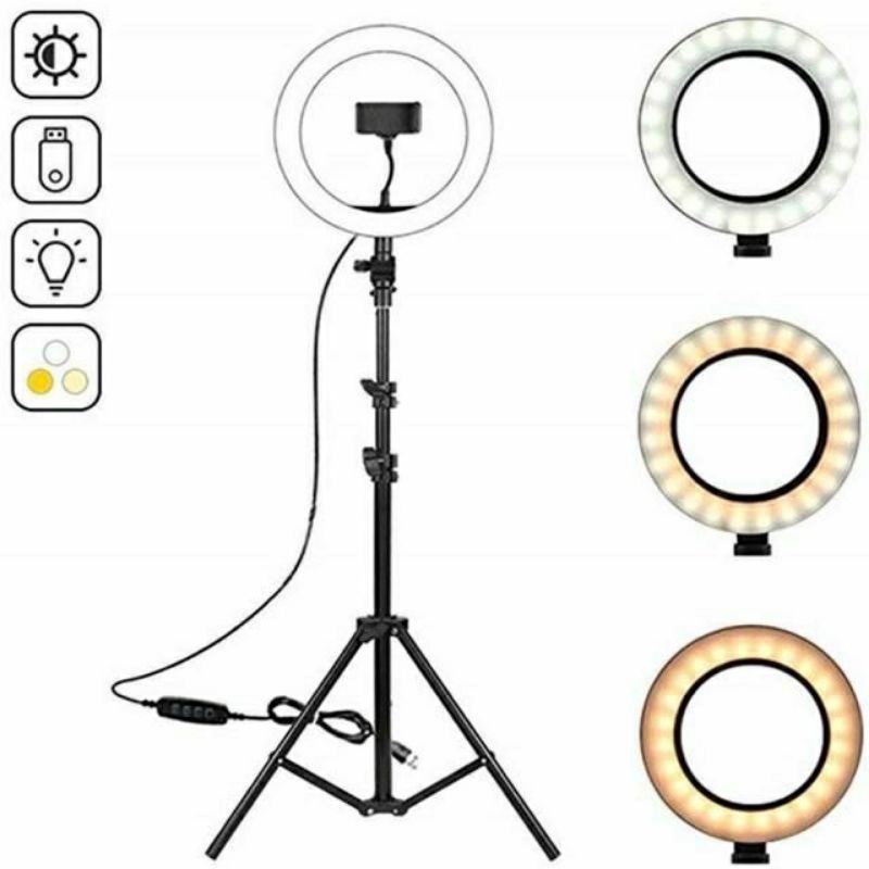 💯💥💥💥READY STOCK LED Ring Light Dim Video Live Studio Lighting Lampu ...