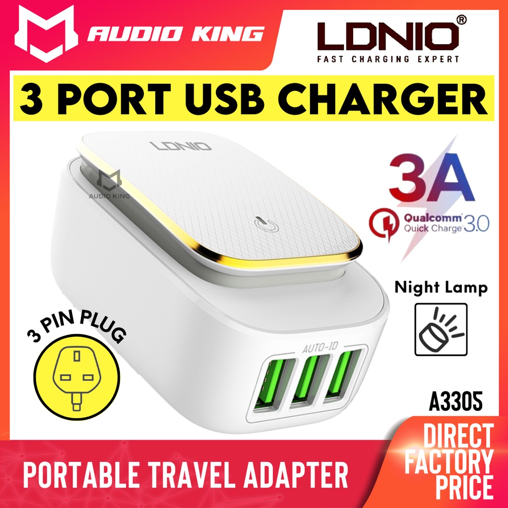 LDNIO Charger Adapter Fast Charging Adapter Charger Android 3.4A Fast ...