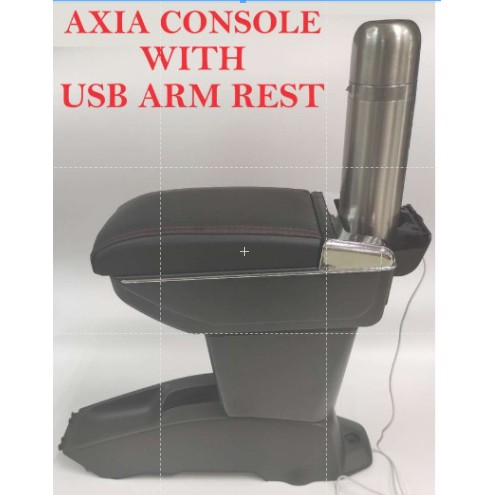 Perodua Axia Console Box for E Spec to G Spec With Usb Armrest | Shopee ...