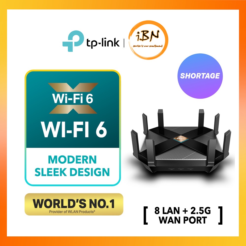 TP-Link AX6000 WiFi 6 Gigabit (2.5G Wan Port)Wireless AX Router With ...