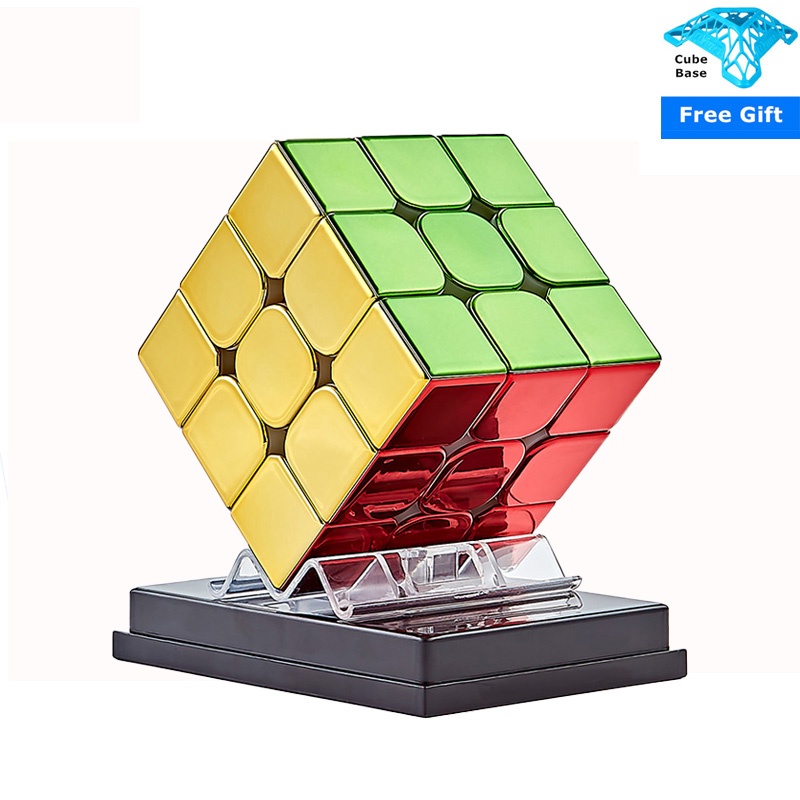 Cyclone Boy Electroplating Magnetic 3x3 Magic Cubes Professional Speed ...