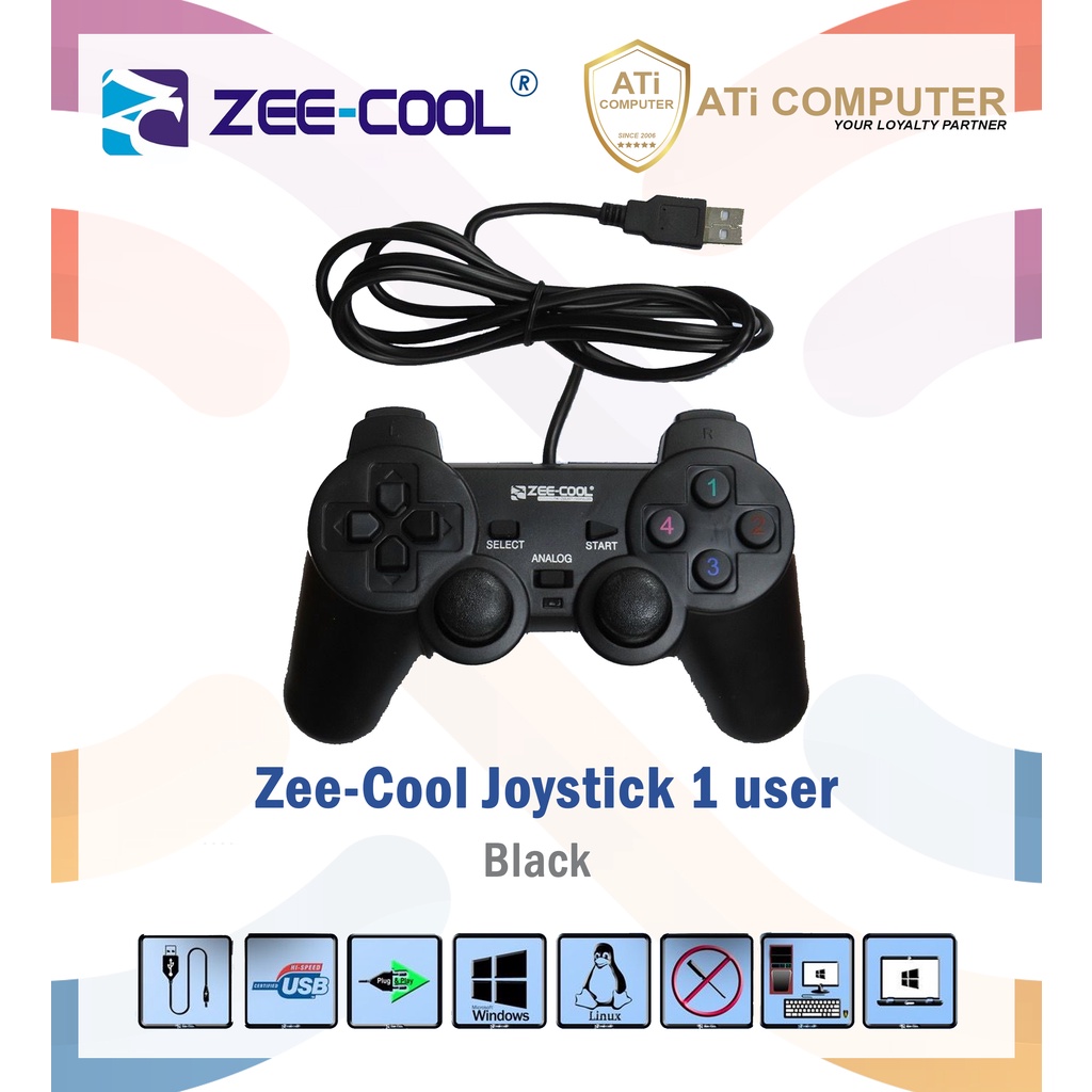 Zee-Cool USB Wired Joystick / Gamepad Controller for PC and Laptop for ...