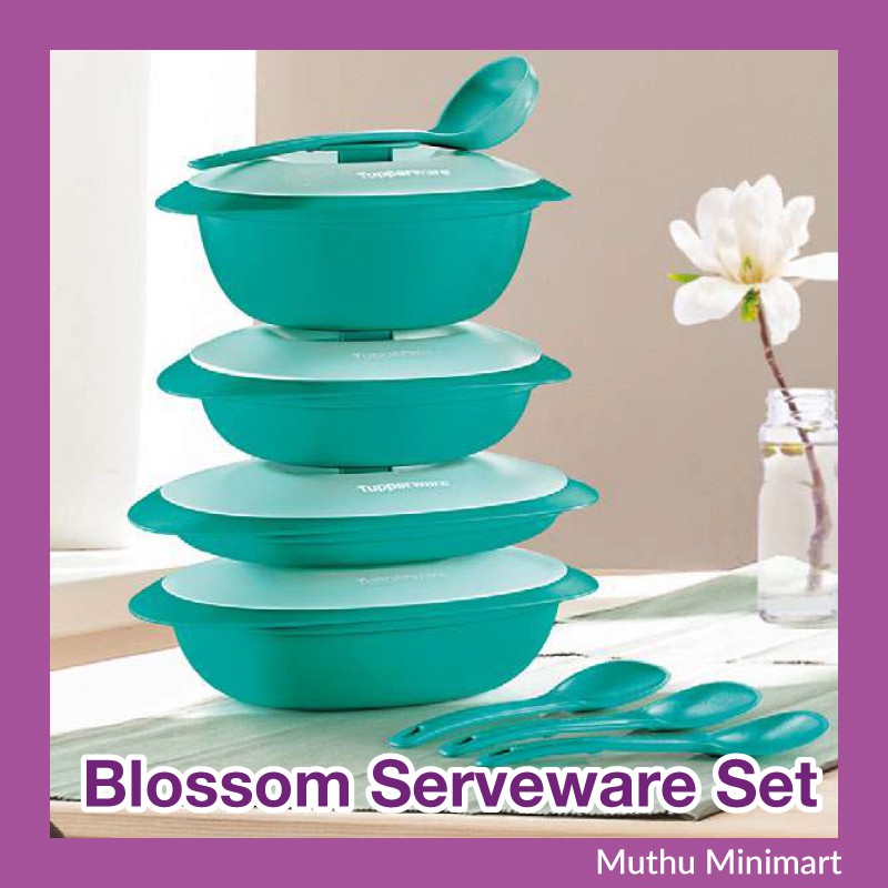 Original Tupperware | Blossom Serveware Set Server Dinnerware Sets ...