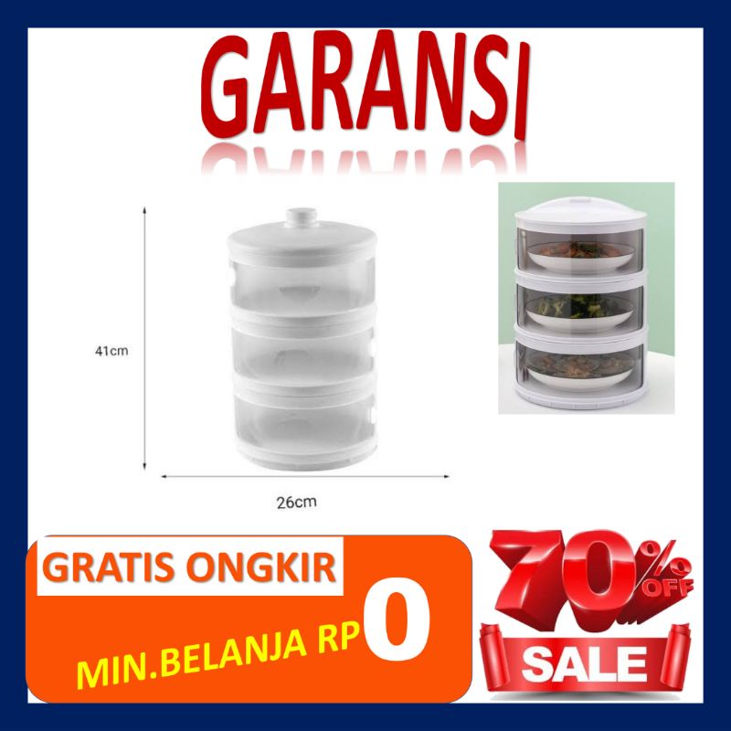 Practical 3-tier Dining Place/3-Tier Serving Hood | Shopee Malaysia