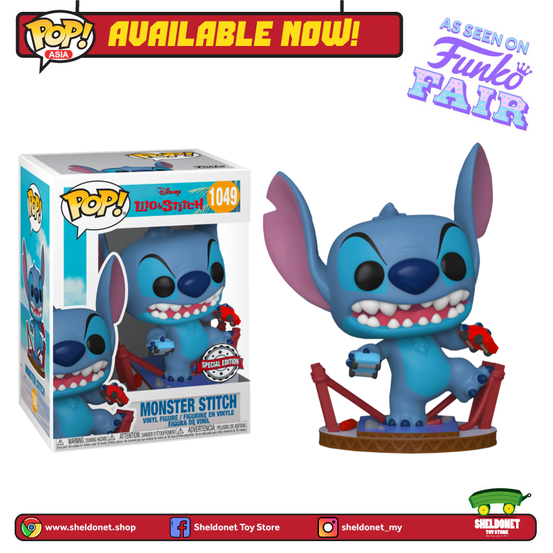 Funko Pop! Disney: Lilo and Stitch - Monster Stitch [Exclusive ...