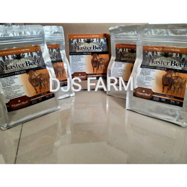Master Beef 1kg Vetways Premix Powerful Mineral High Specs Fattening ...