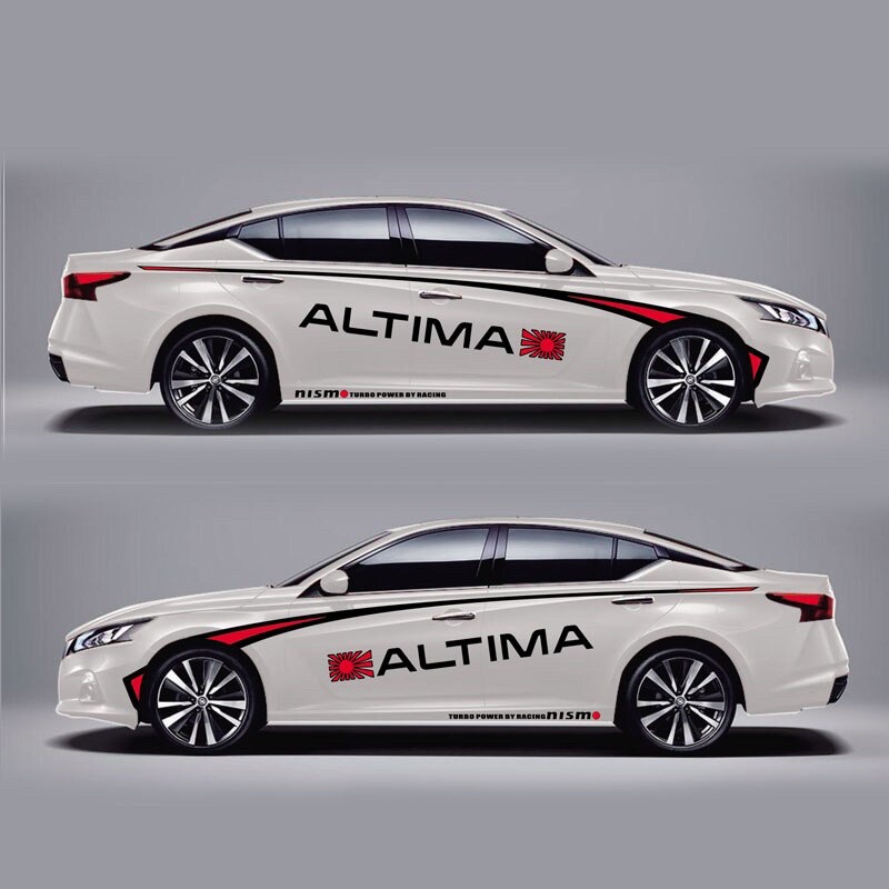 [Ready Stock] K463# NISSAN ALTIMA 2 Sides Body Stripes Vinyl Decal ...