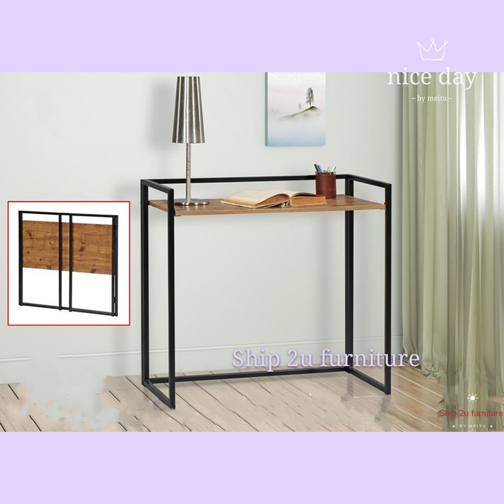 study table/ meja tulis/ metal frame study table/ meja tulis rangka ...