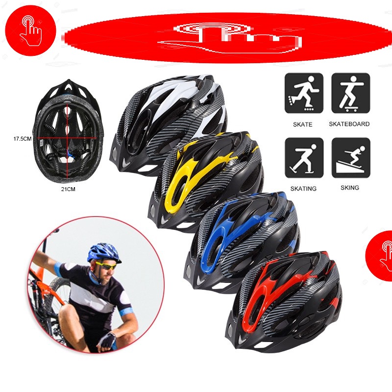 topi helmet sukan basikal saiz dewasa original wow ss4397ss | Shopee ...