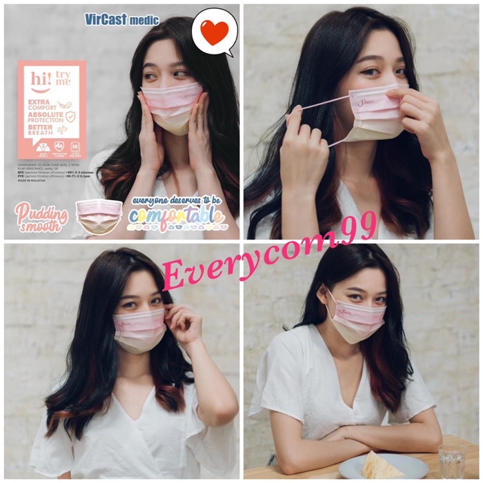 Vircast Medic Fasionable Premium 4 Ply Face Mask (10pcs) | Shopee Malaysia