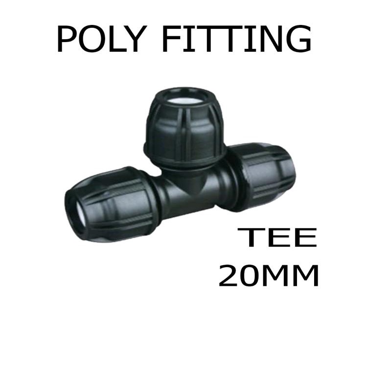 Poly Fittings - Tee/ Poly Connecter - 20mm / 25mm / 32mm - Pipe & Fittings System | Shopee Malaysia