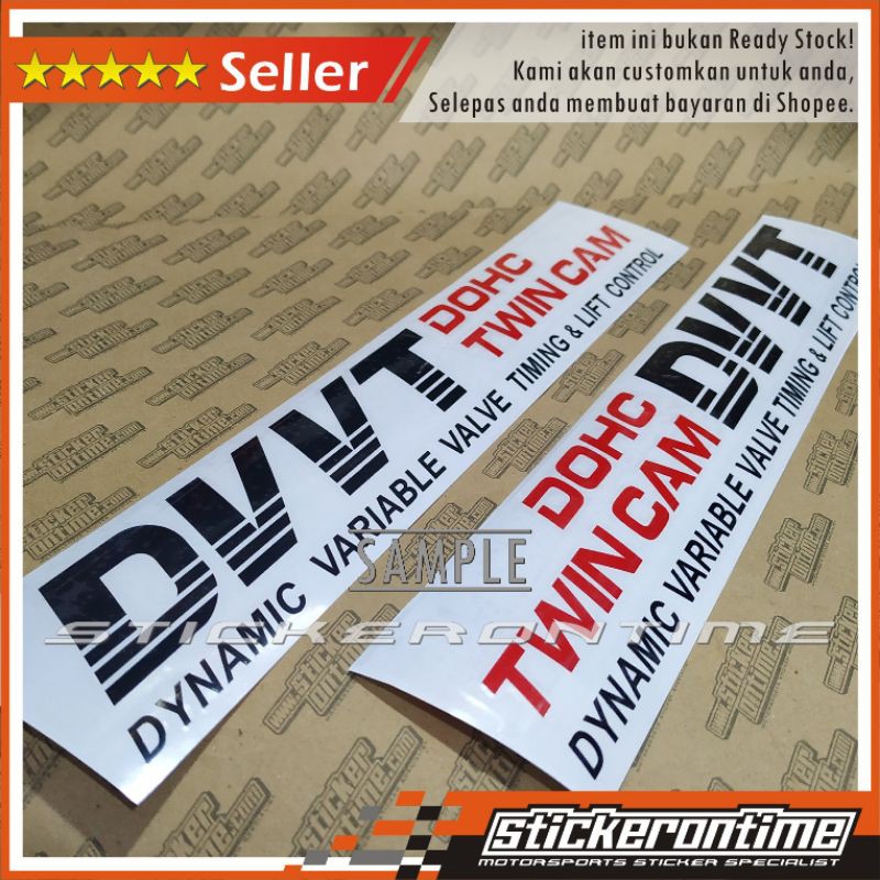 Car Side Door Sticker Perodua DVVT dohc twin cam alza myvi axia kenari ...
