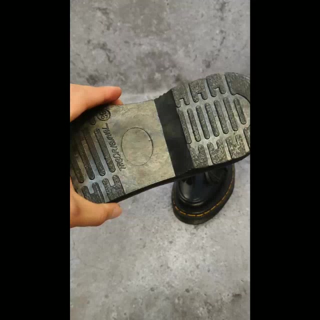 Docmart Penny Loafers Fullblack shoes / slipon shoes / men's formal ...