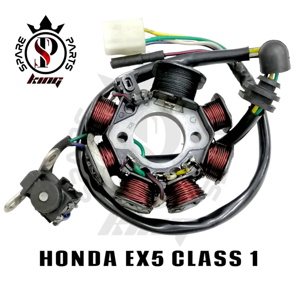 HONDA EX5 CLASS 1 FUEL COIL ASSY STARTER COIL EX5 CLASS 1 STATOR COIL ASSY | Shopee Malaysia