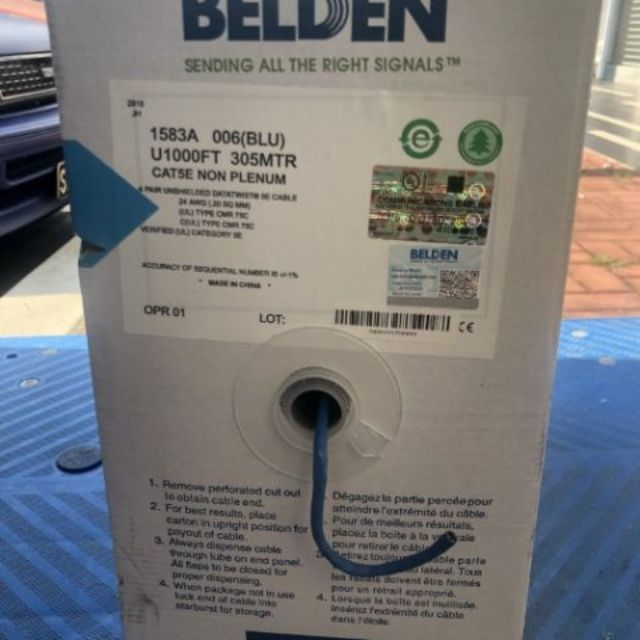 Belden cat5e 1583A cable | Shopee Malaysia
