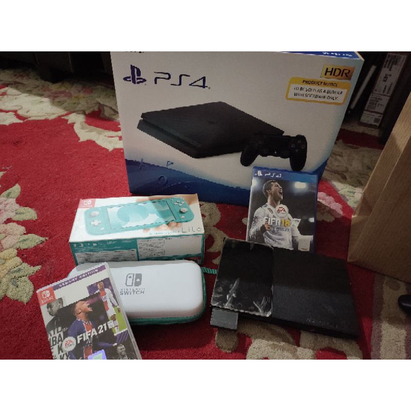(USED) ORIGINAL PS4 SLIM 500GB, NINTENDO SWITCH , PS2 SLIM | Shopee ...