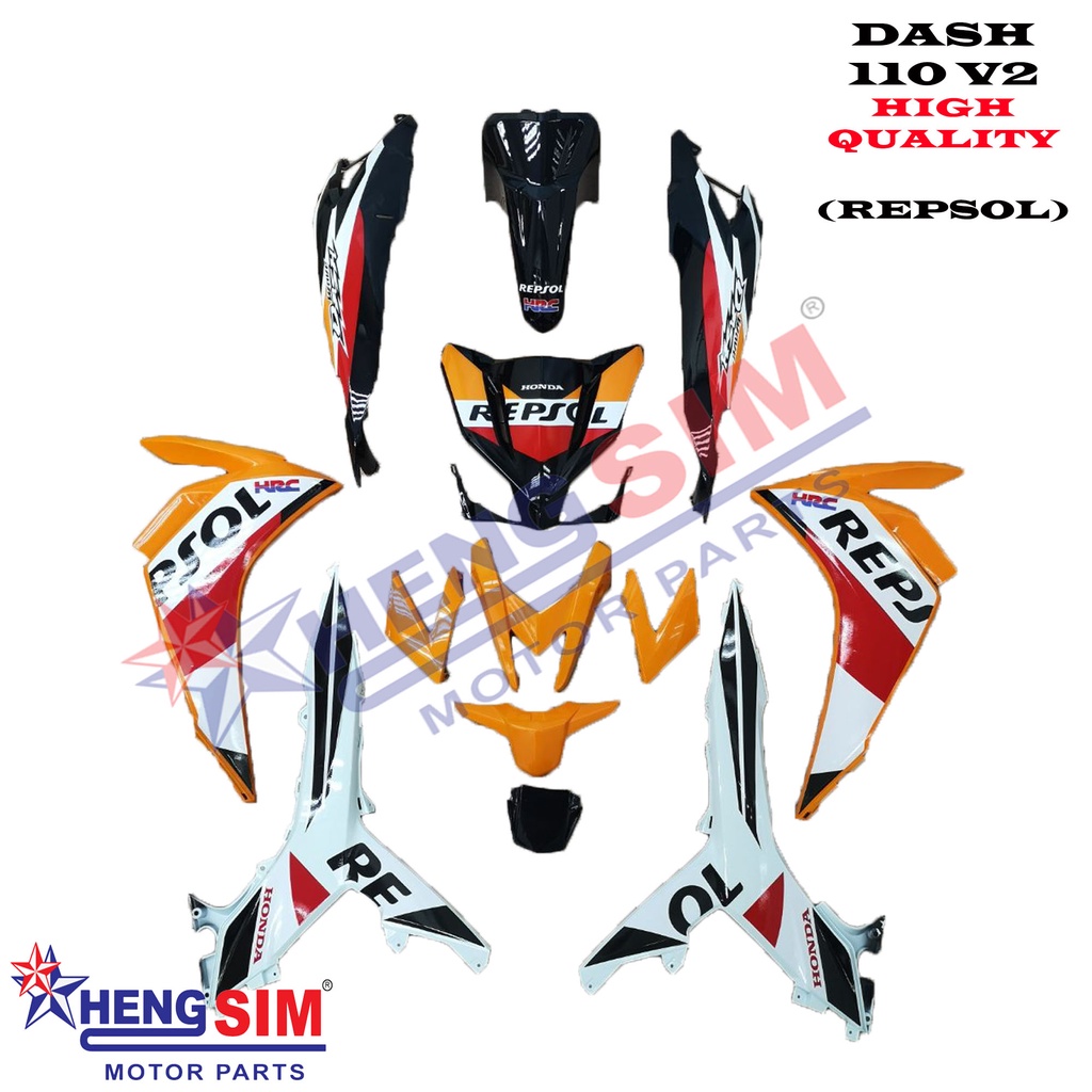 DASH 110 V2 COVER SET (REPSOL) | Shopee Malaysia