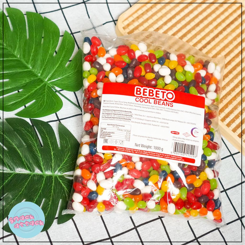 Bebeto Cool Bean Tropix Mix Gummy Candy [HALAL] - 1kg [READYSTOCK ...