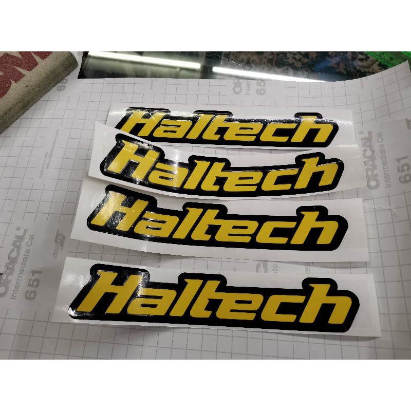 Sticker Haltech 2layer sticker oracal 651 | Shopee Malaysia