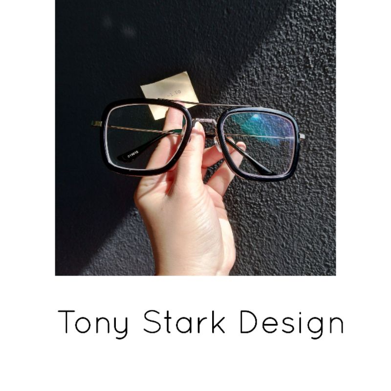 spectacles tony stark design frame eyewear | Shopee Malaysia
